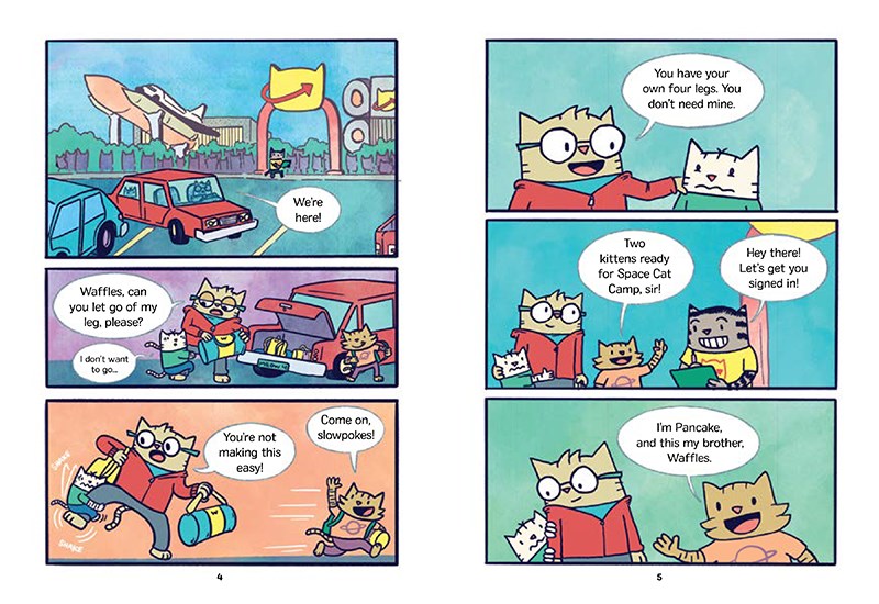 Waffles The Cat Comic