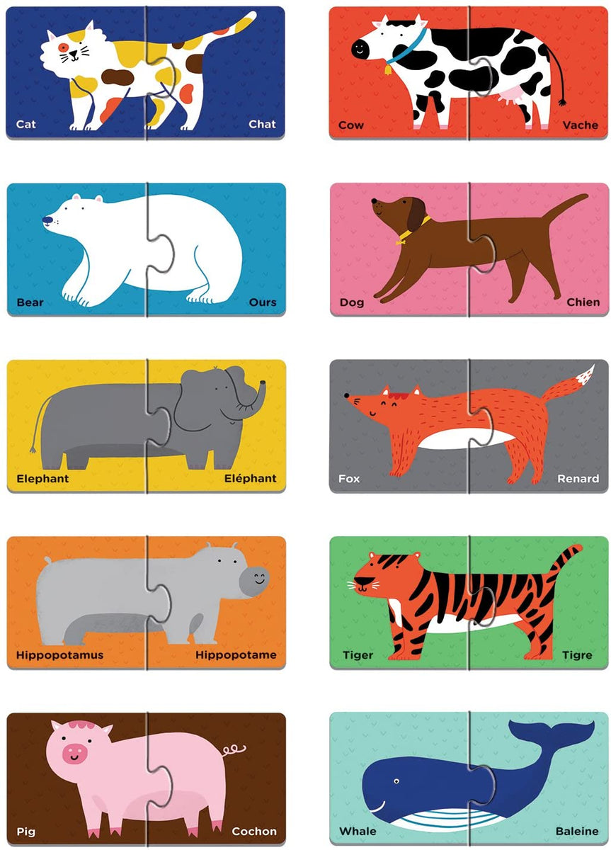 French/English My First Puzzle Pairs – AESOP'S FABLE