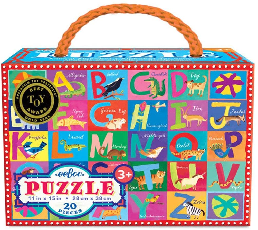 Animal Alphabet Puzzle (20 pieces) – AESOP'S FABLE