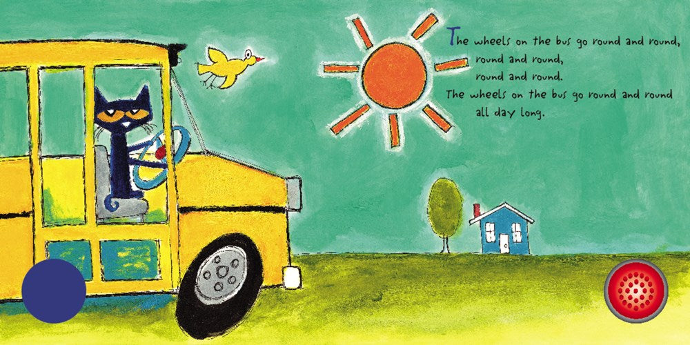Pete the Cat: The Wheels on the Bus Sound Book – AESOP'S FABLE