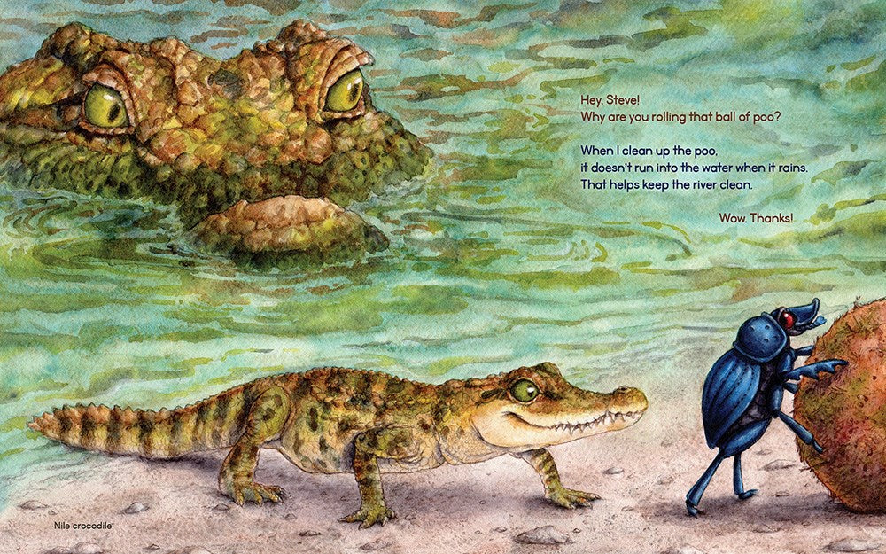 Steve the Dung Beetle on a Roll – AESOP'S FABLE