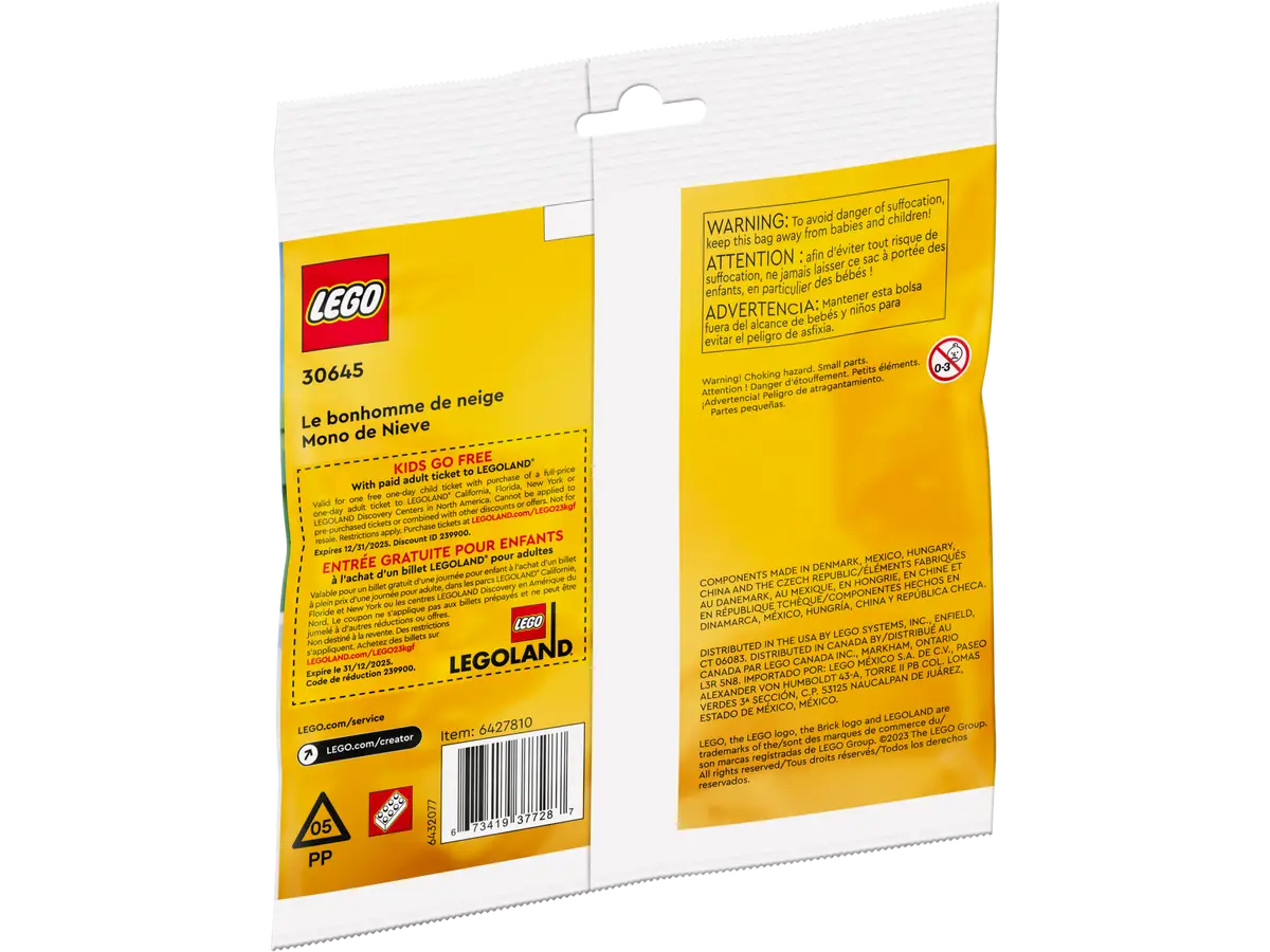 LEGO® Creator 30645 Snowman (78 pieces) – AESOP'S FABLE