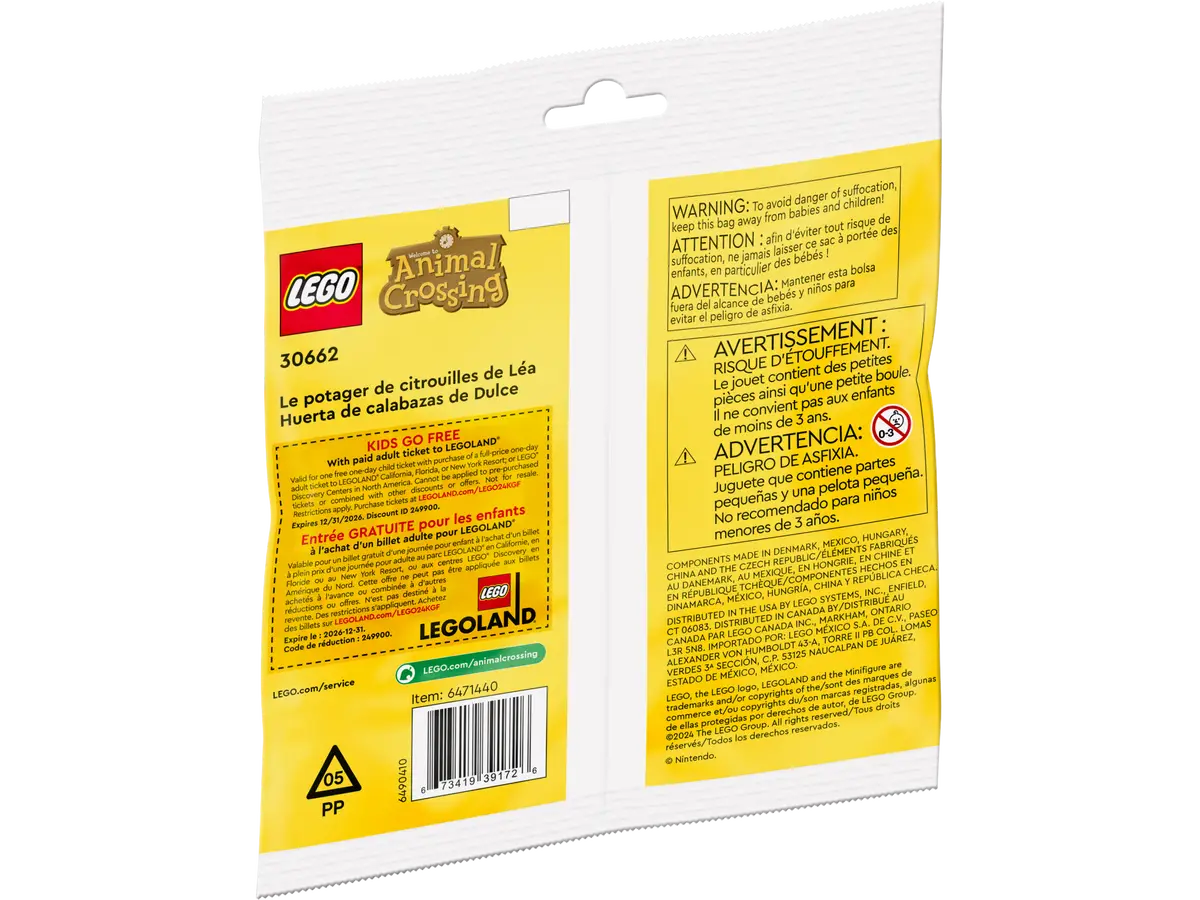 LEGO® Animal Crossing™ 30662 Maple's Pumpkin Garden (29 pieces) – AESOP ...