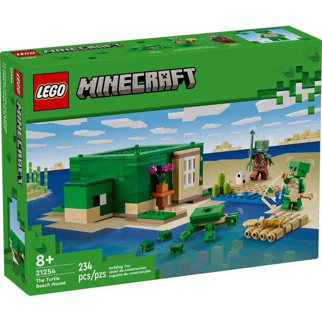 LEGO® Minecraft 21254 The Turtle Beach House (234 pieces) – AESOP'S FABLE