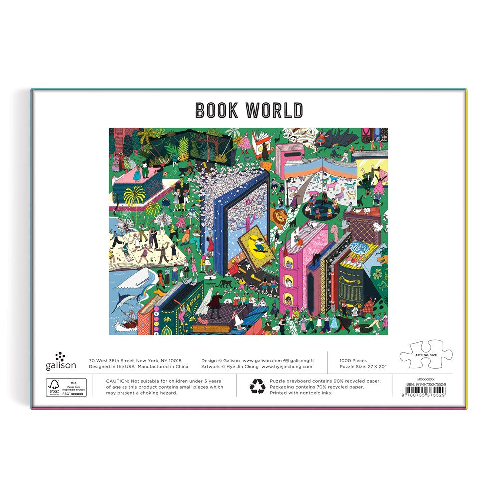 Book World Puzzle (1,000 pieces) – AESOP'S FABLE