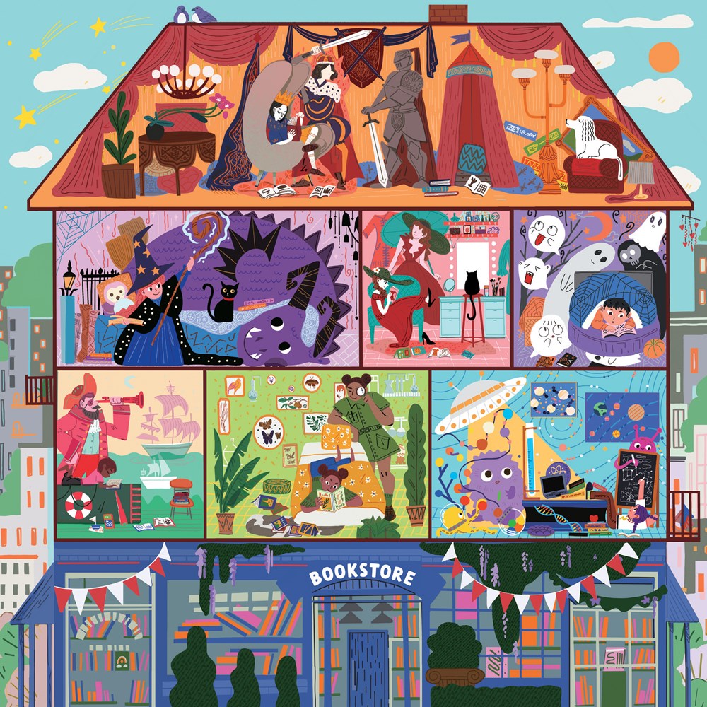 The Magic of Stories Family Puzzle (500 pieces) – AESOP'S FABLE