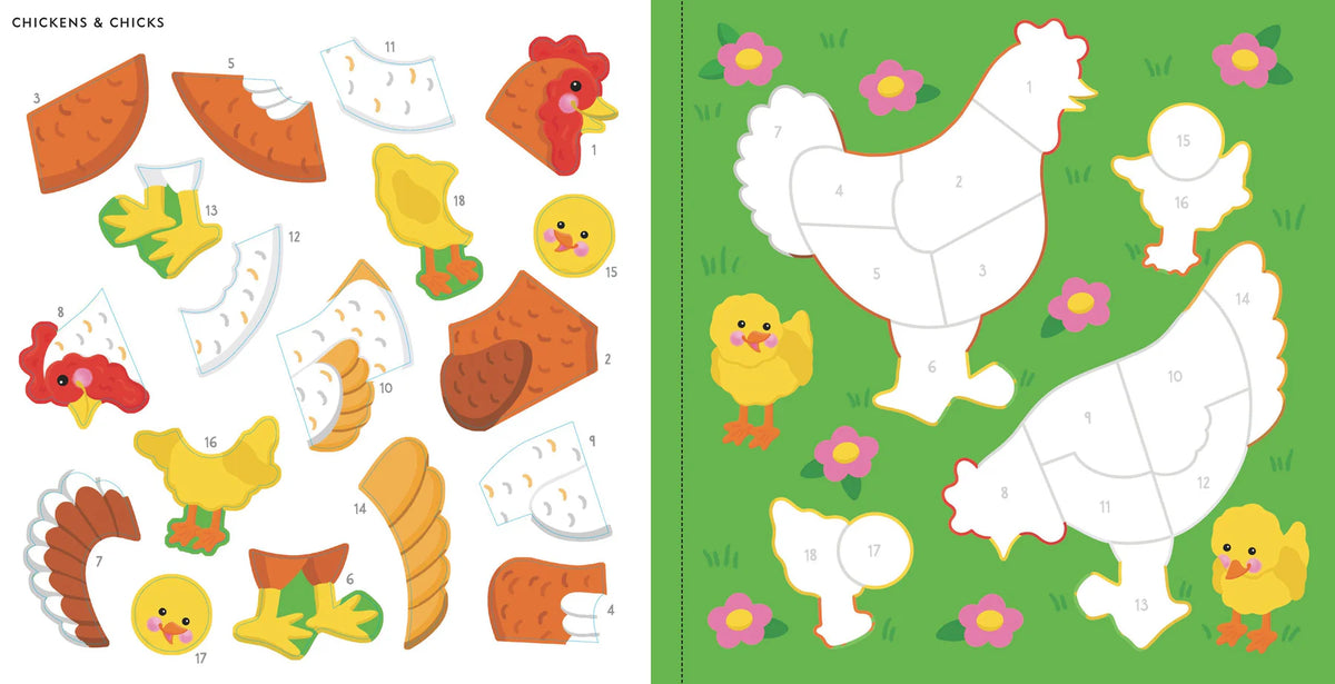 My First Color-by-Sticker Book: Farm Animals – AESOP'S FABLE