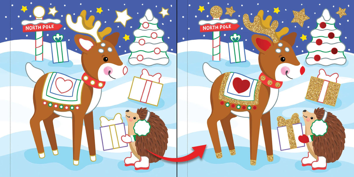 Color-by-Foil Sticker Book: Christmas – AESOP'S FABLE