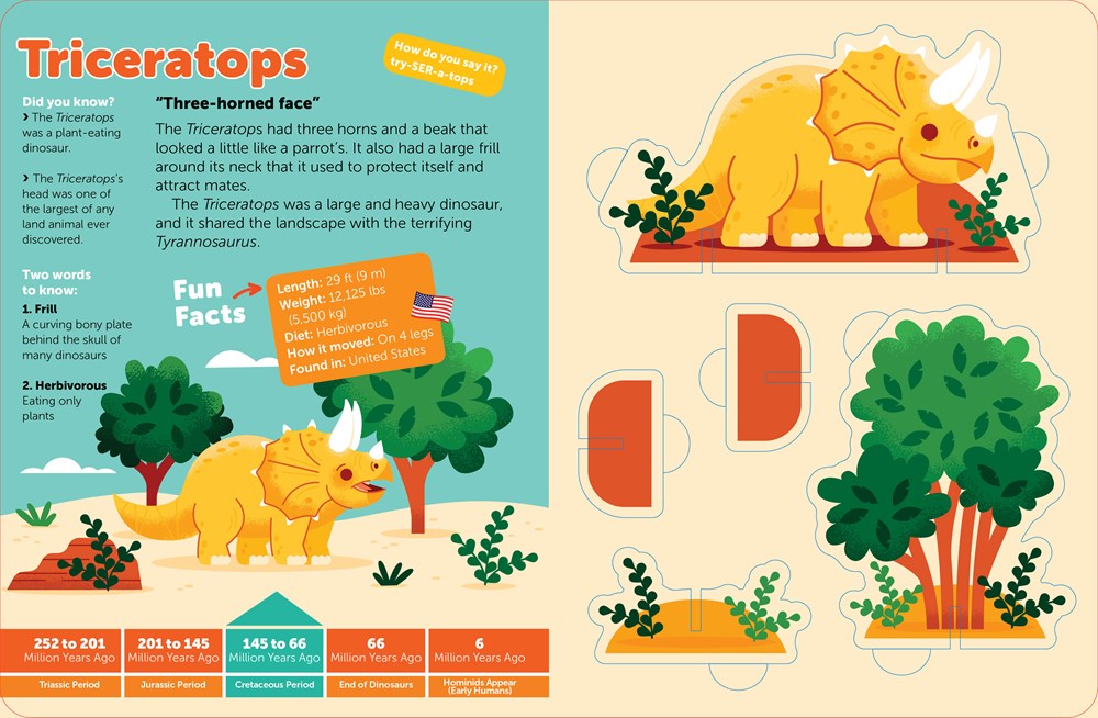 Pop Out Dinosaurs – AESOP'S FABLE