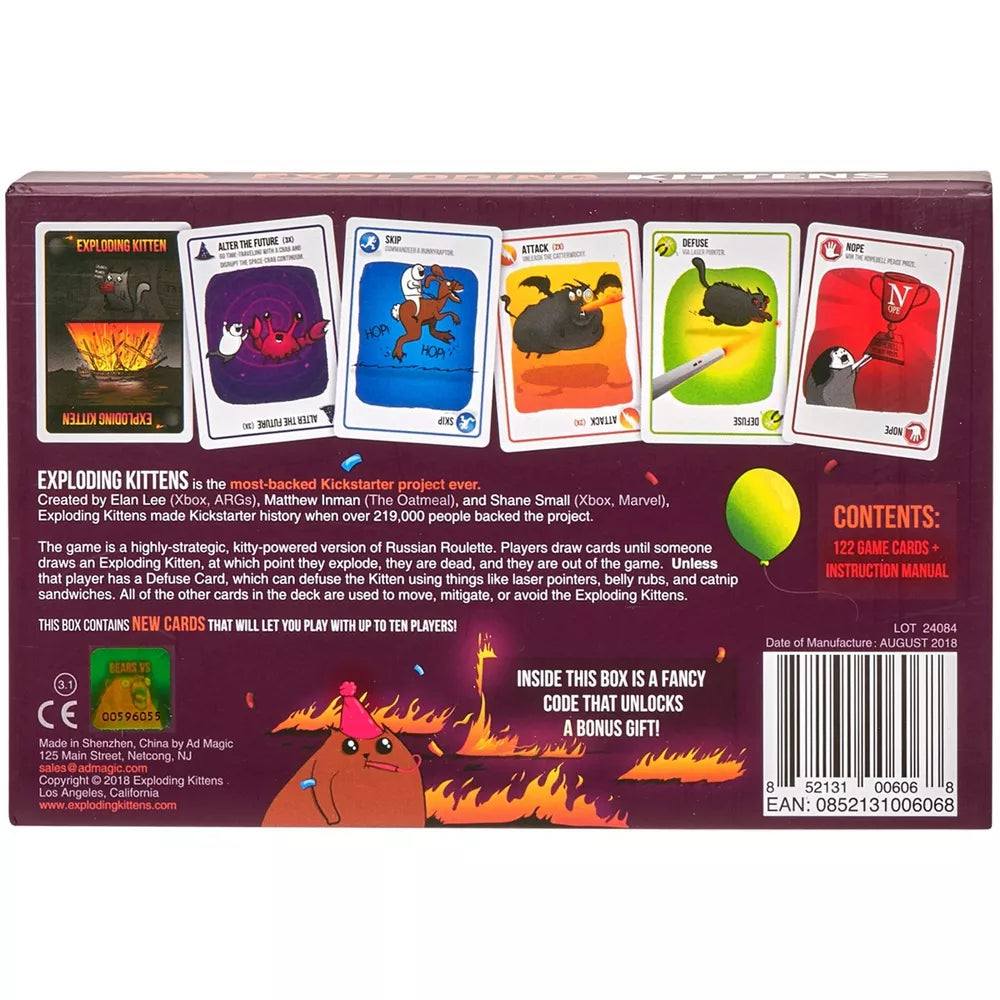 Exploding Kittens Card Game (Party Pack) – AESOP'S FABLE