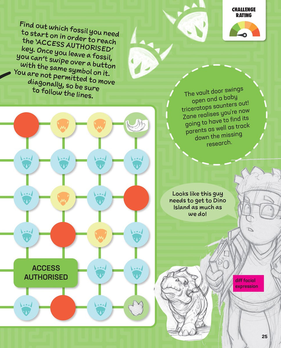 Escape Room Puzzles: Dinosaur Island – AESOP'S FABLE